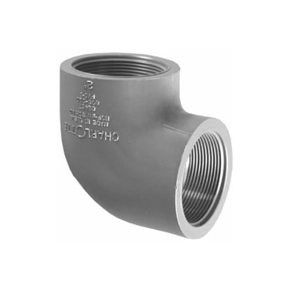 Charlotte Pipe And Foundry 12PVC SCH80 TxT Elbow PVC 08302 1000HA | Zoro